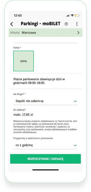 Płatności za parkowanie i bilety komunikacji miejskiej w aplikacji GOmobile. Bank BNP Paribas ...