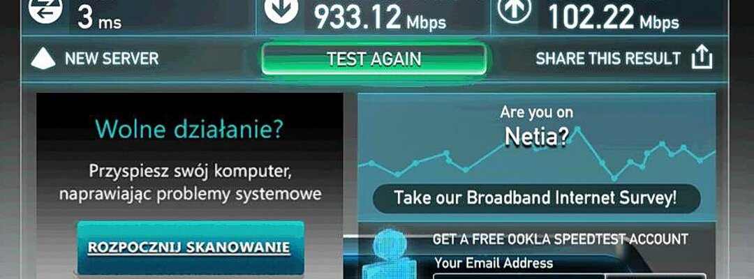 NETIA | Szybki, szybszy, najszybszy, czyli Netia światłowód