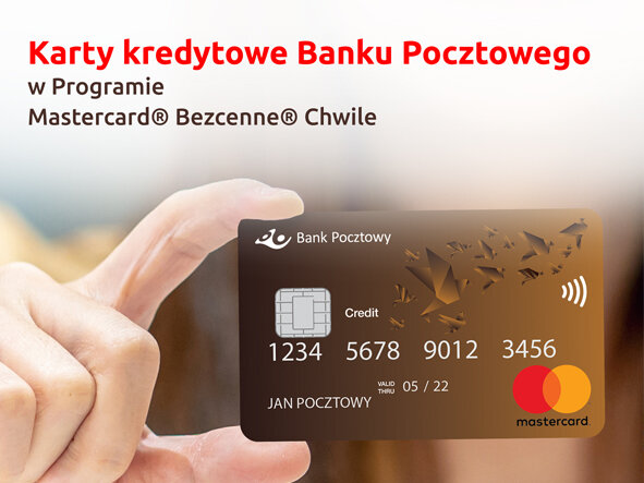 Karty kredytowe Banku Pocztowego z programem Bezcenne® Chwile. Za zakupy kartą kredytową ...