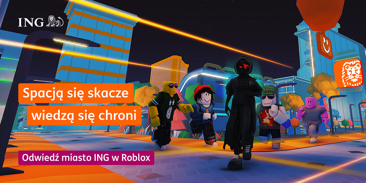 ING wprowadził nową wersję Miasta ING w Roblox. Głównym wątkiem jest ...